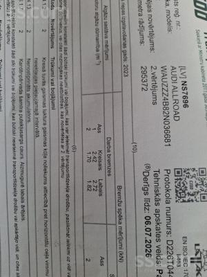 Серый Ауди А6 2001 в Рига, объемом двигателя 2.40 л и пробегом 295 тыс. км за 2000 €, фото 8 на AUTOMOTO.COM.LV