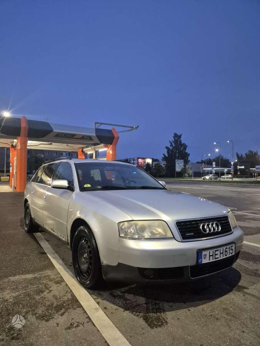 Pelēks Audi A6 2001 Kaišiadorys, ar dzinēja tilpumu 2.50 L un nobraukumu 321 tūkst. km par 700 €, foto 1 vietnē AUTOMOTO.COM.LV