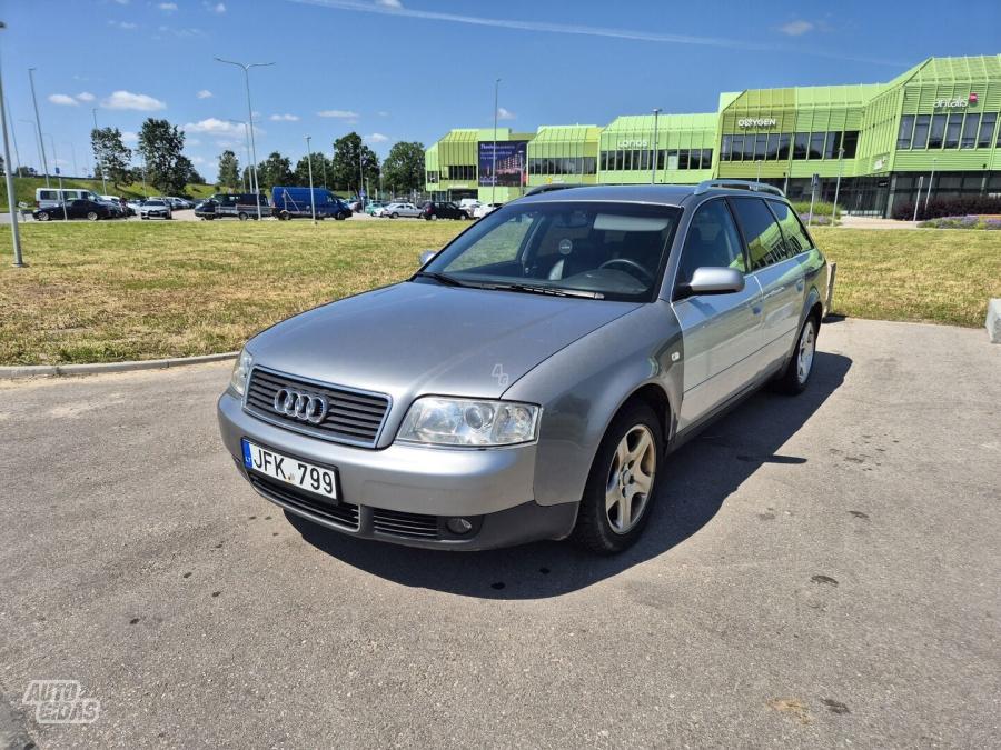 Pelēks Audi A6 2001 Kauņa, ar dzinēja tilpumu 2.50 L un nobraukumu 475 tūkst. km par 1600 €, foto 1 vietnē AUTOMOTO.COM.LV