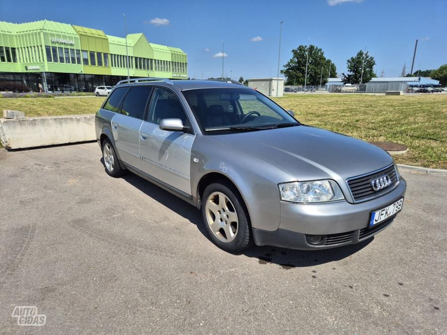 Pelēks Audi A6 2001 Kauņa, ar dzinēja tilpumu 2.50 L un nobraukumu 475 tūkst. km par 1600 €, foto 3 vietnē AUTOMOTO.COM.LV