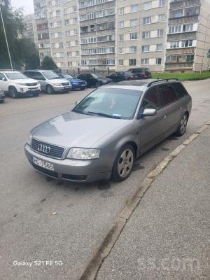 Grey Audi A6 2001 in Riga, with an engine capacity of 2.50 L and mileage of 294 thousand km for 2200 €, photo 3 on AUTOMOTO.COM.LV