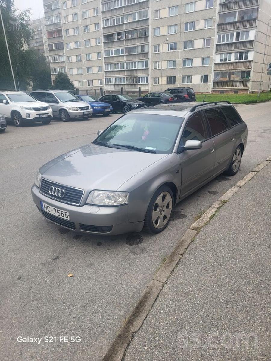 Grey Audi A6 2001 in Riga, with an engine capacity of 2.50 L and mileage of 294 thousand km for 2200 €, photo 3 on AUTOMOTO.COM.LV
