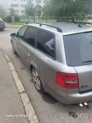 Grey Audi A6 2001 in Riga, with an engine capacity of 2.50 L and mileage of 294 thousand km for 2200 €, photo 4 on AUTOMOTO.COM.LV