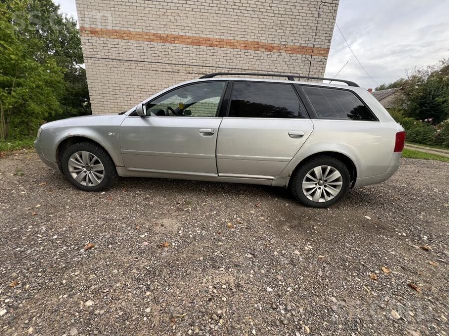 Grey Audi A6 2001 in Bauska, with an engine capacity of 1.90 L and mileage of 400 thousand km for 1300 €, photo 5 on AUTOMOTO.COM.LV