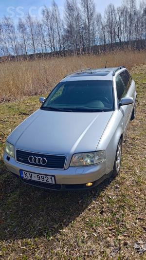 Pelēks Audi A6 2001 Jūrmala, ar dzinēja tilpumu 2.50 L un nobraukumu 235 tūkst. km par 1200 €, foto  vietnē AUTOMOTO.COM.LV