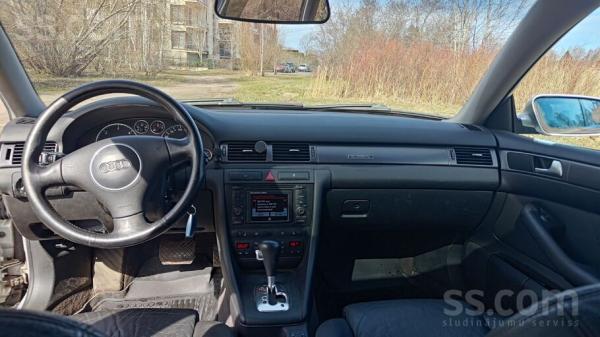 Ауди А6 2001 в Юрмала на AUTOMOTO.COM.LV Серый Ауди А6 2001 в Юрмала, объемом двигателя 2.50 л и пробегом 235 тыс. км за 1200 €, фото 3 на AUTOMOTO.COM.LV
