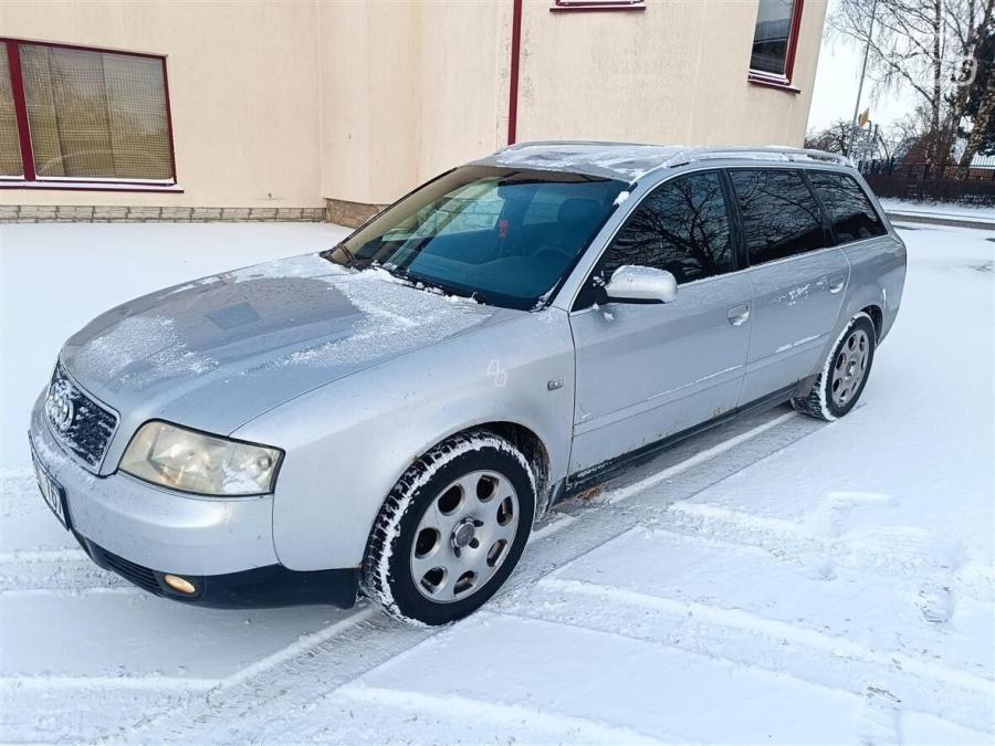 Pelēks Audi A6 2002 Viļņa, ar dzinēja tilpumu 2.50 L un nobraukumu 300 tūkst. km par 999 €, foto 1 vietnē AUTOMOTO.COM.LV