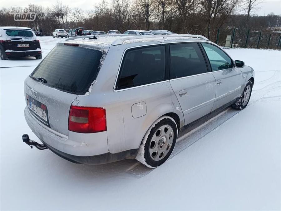 Pelēks Audi A6 2002 Viļņa, ar dzinēja tilpumu 2.50 L un nobraukumu 300 tūkst. km par 999 €, foto 6 vietnē AUTOMOTO.COM.LV