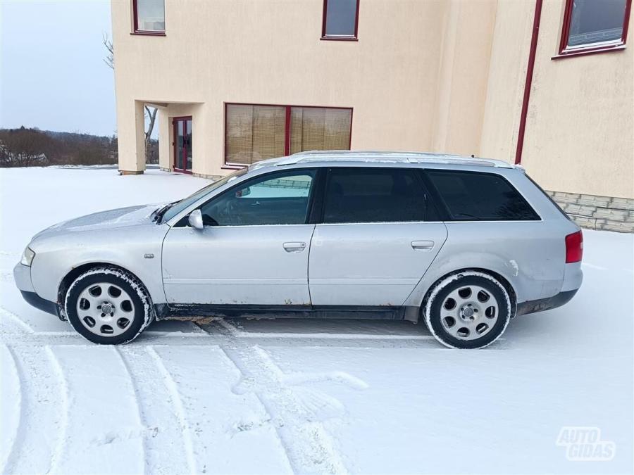 Pelēks Audi A6 2002 Viļņa, ar dzinēja tilpumu 2.50 L un nobraukumu 300 tūkst. km par 999 €, foto 9 vietnē AUTOMOTO.COM.LV