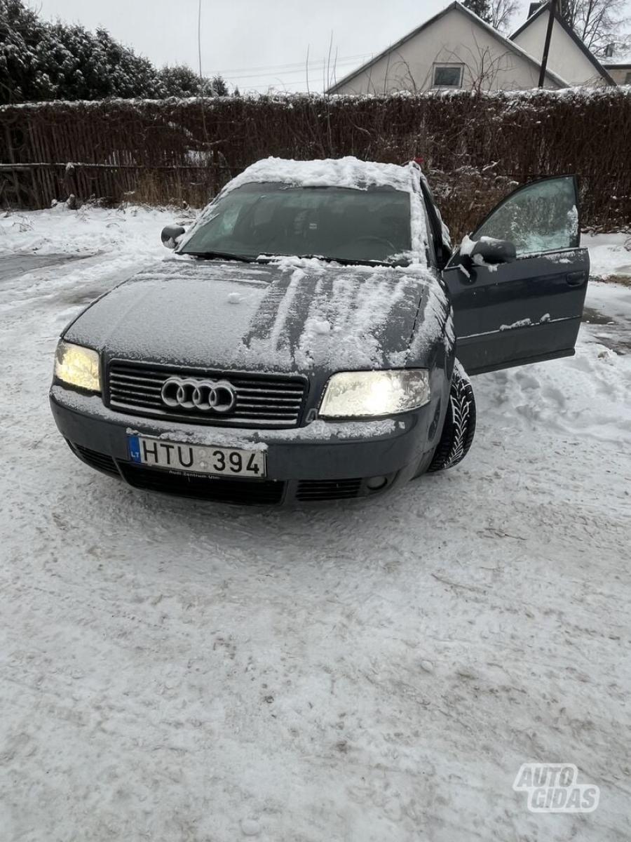 Pelēks Audi A6 2002 Viļņa, ar dzinēja tilpumu 2.50 L un nobraukumu 333 tūkst. km par 530 €, foto 6 vietnē AUTOMOTO.COM.LV