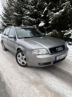 Pelēks Audi A6 2002 Viļņa, ar dzinēja tilpumu 2.50 L un nobraukumu 357 tūkst. km par 1700 €, foto  vietnē AUTOMOTO.COM.LV
