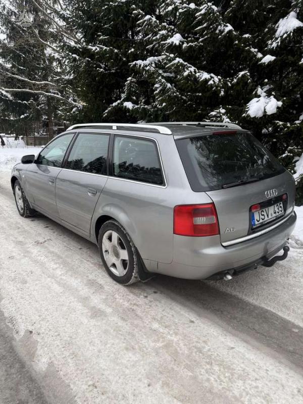 Pelēks Audi A6 2002 Viļņa, ar dzinēja tilpumu 2.50 L un nobraukumu 357 tūkst. km par 1700 €, foto 3 vietnē AUTOMOTO.COM.LV