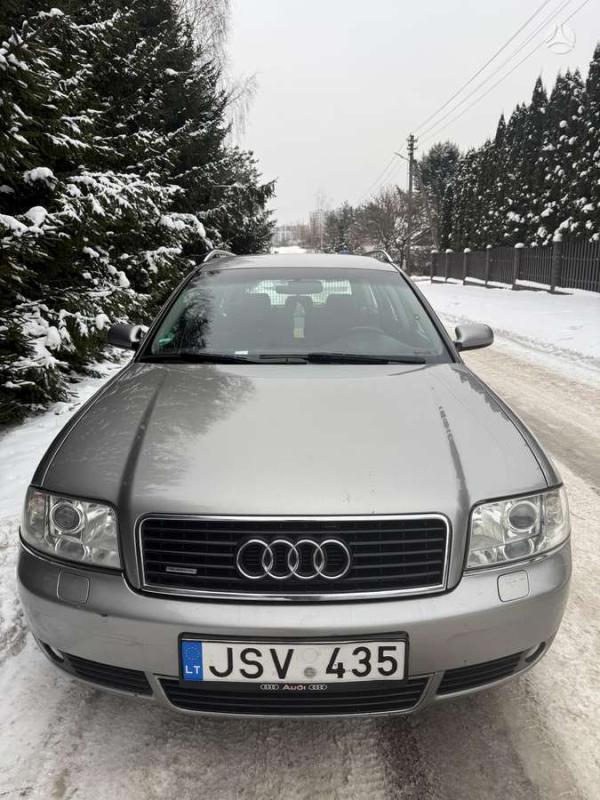 Pelēks Audi A6 2002 Viļņa, ar dzinēja tilpumu 2.50 L un nobraukumu 357 tūkst. km par 1700 €, foto 5 vietnē AUTOMOTO.COM.LV