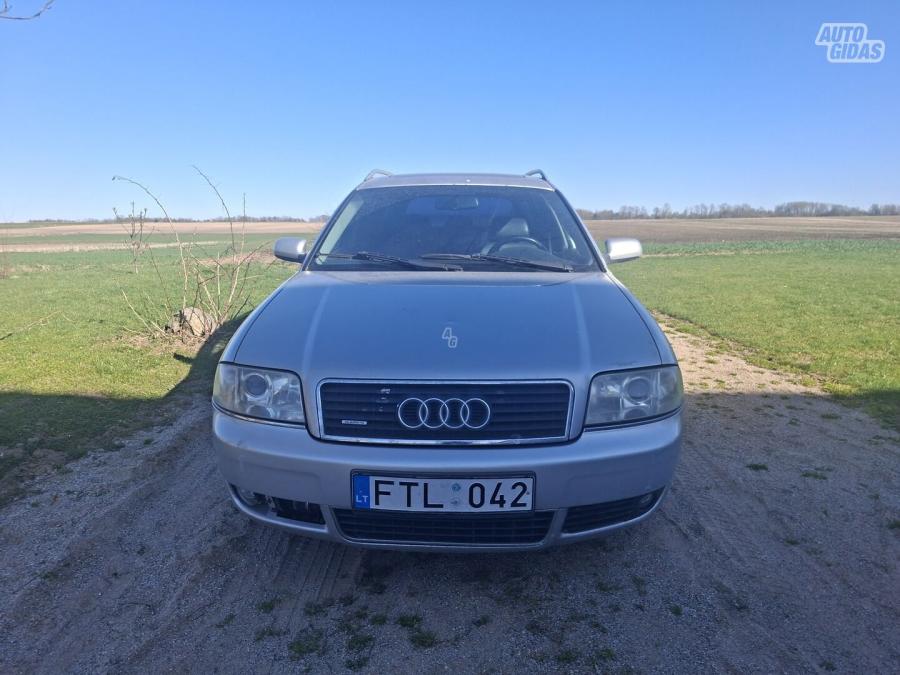 Pelēks Audi A6 2002 Kretinga, ar dzinēja tilpumu 2.50 L un nobraukumu 400 tūkst. km par 500 €, foto 3 vietnē AUTOMOTO.COM.LV