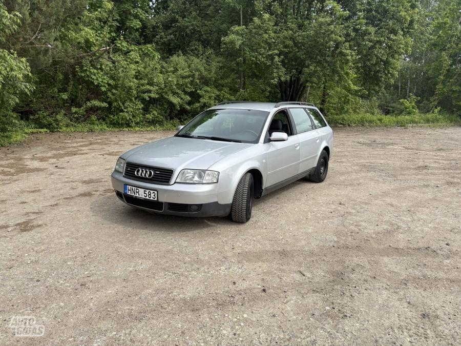 Grey Audi A6 2002 in Anyksciai, with an engine capacity of 1.90 L and mileage of 411 thousand km for 800 €, photo 1 on AUTOMOTO.COM.LV