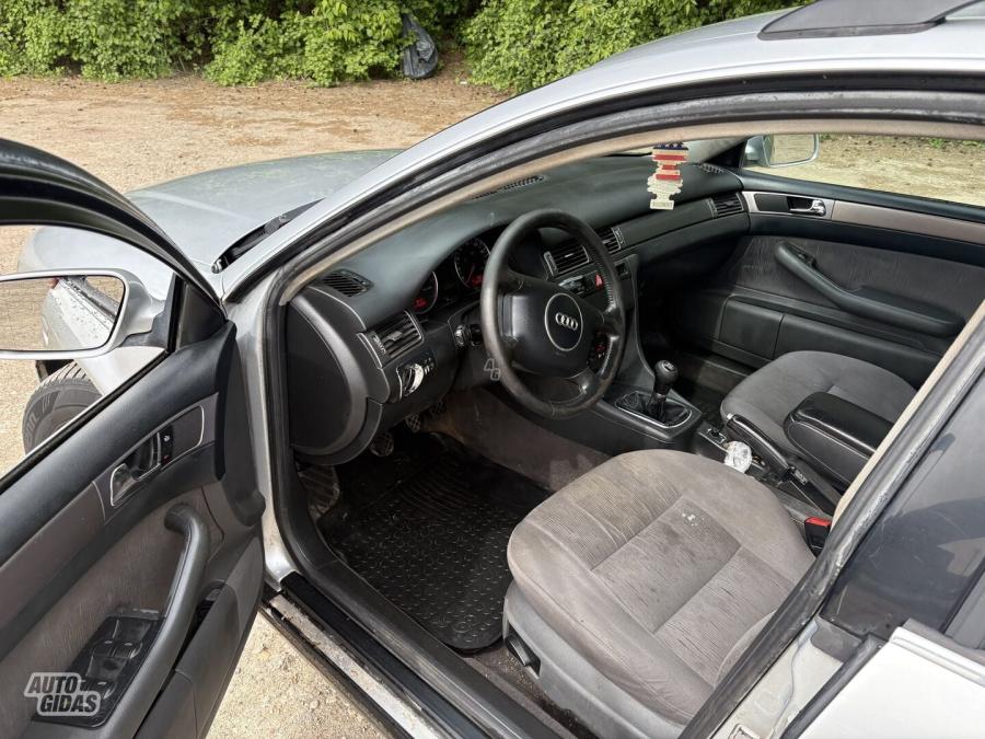 Grey Audi A6 2002 in Anyksciai, with an engine capacity of 1.90 L and mileage of 411 thousand km for 800 €, photo 8 on AUTOMOTO.COM.LV