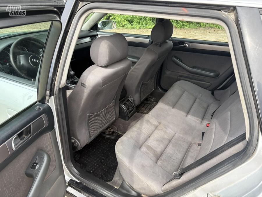 Grey Audi A6 2002 in Anyksciai, with an engine capacity of 1.90 L and mileage of 411 thousand km for 800 €, photo 9 on AUTOMOTO.COM.LV
