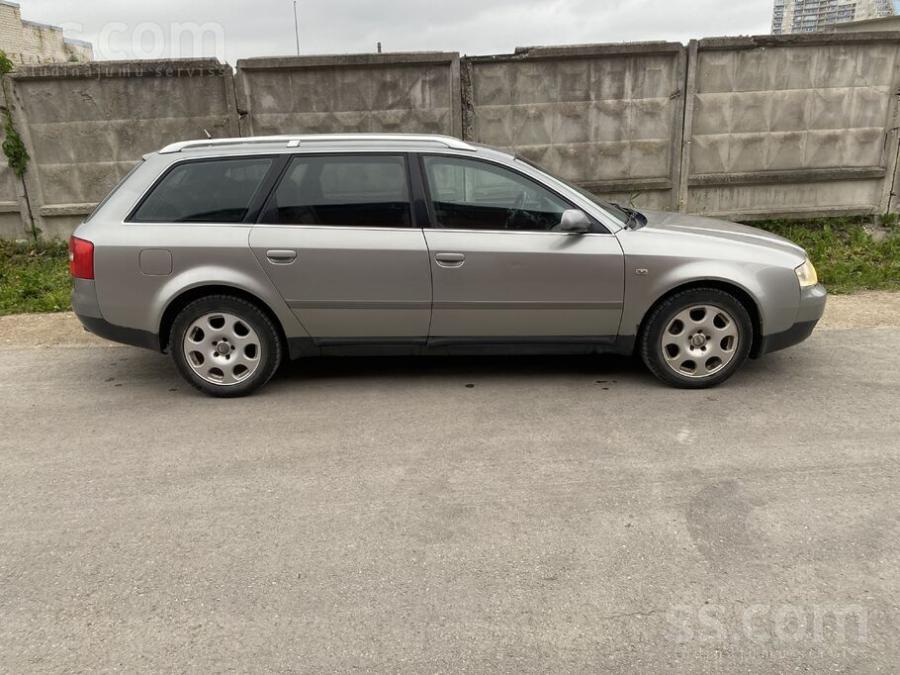 Grey Audi A6 2002 in Riga, with an engine capacity of 2.50 L and mileage of 355 thousand km for 1600 €, photo 1 on AUTOMOTO.COM.LV