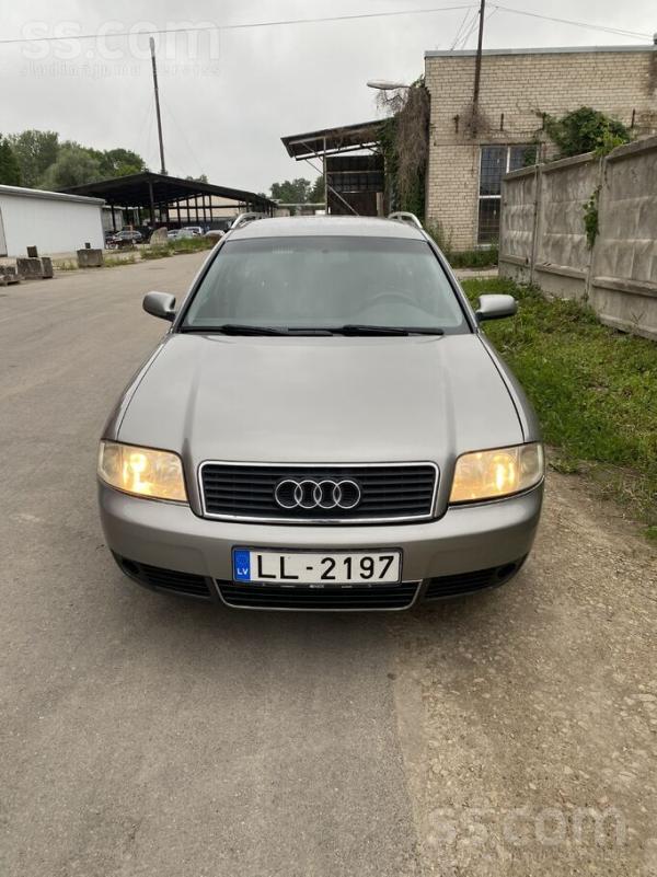 Grey Audi A6 2002 in Riga, with an engine capacity of 2.50 L and mileage of 355 thousand km for 1600 €, photo 4 on AUTOMOTO.COM.LV