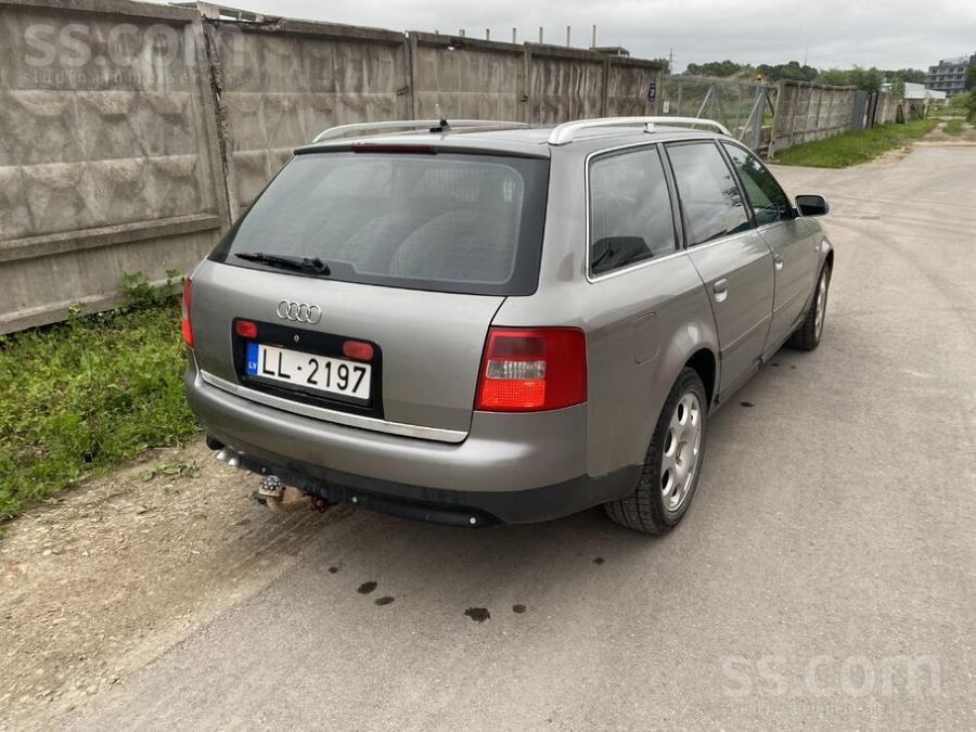 Grey Audi A6 2002 in Riga, with an engine capacity of 2.50 L and mileage of 355 thousand km for 1600 €, photo 7 on AUTOMOTO.COM.LV
