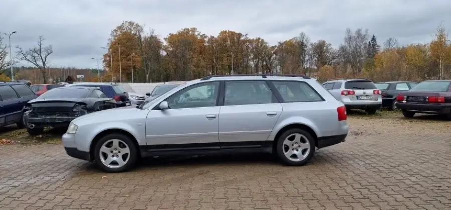 Pelēks Audi A6 2002 Valmiera, ar dzinēja tilpumu 2.50 L un nobraukumu 439 tūkst. km par 1550 €, foto 7 vietnē AUTOMOTO.COM.LV