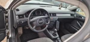 Pelēks Audi A6 2002 Valmiera, ar dzinēja tilpumu 2.50 L un nobraukumu 439 tūkst. km par 1550 €, foto 12 vietnē AUTOMOTO.COM.LV