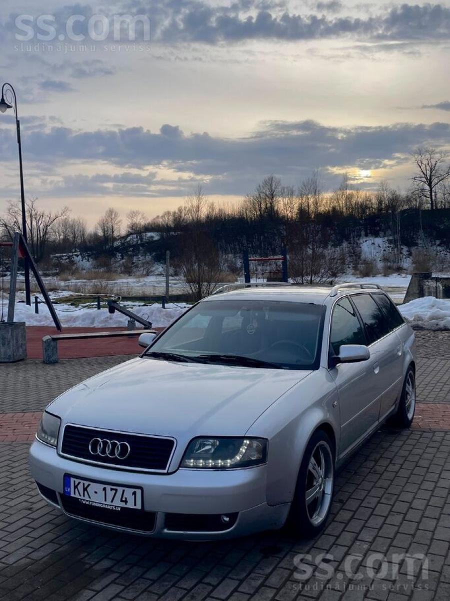Grey Audi A6 2002 in Bauska, with an engine capacity of 1.90 L and mileage of 223 thousand km for 1000 €, photo 1 on AUTOMOTO.COM.LV