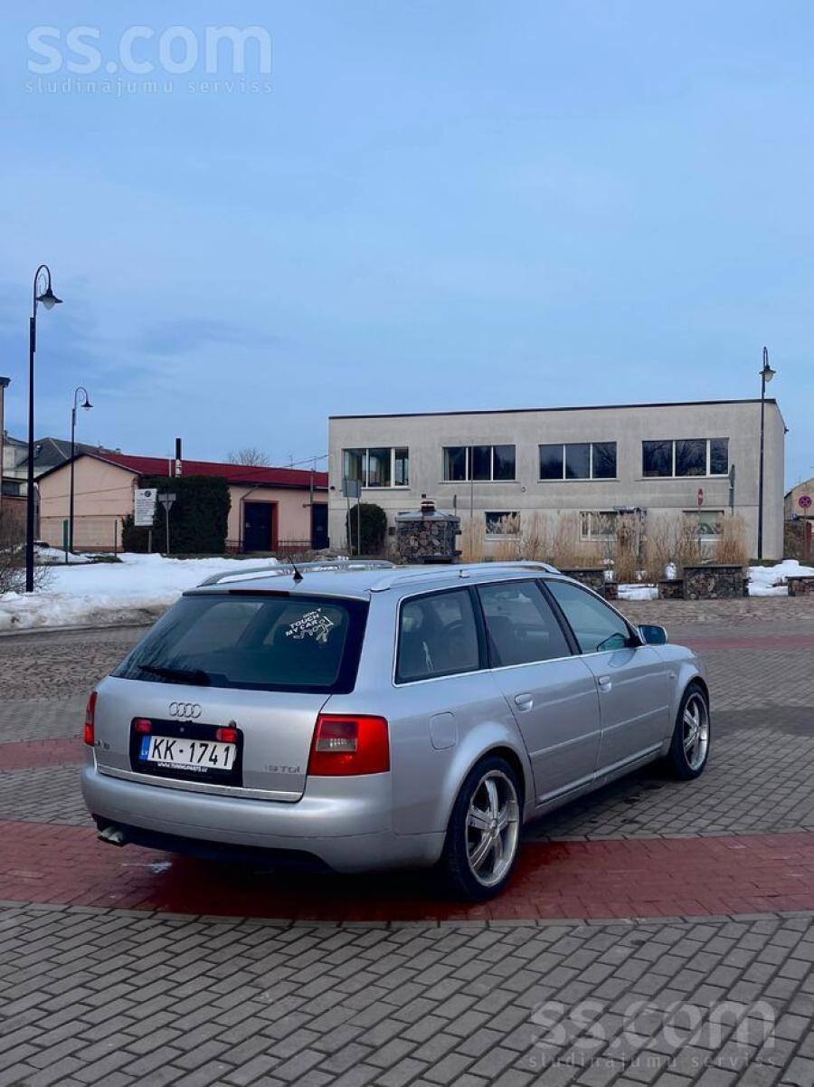 Grey Audi A6 2002 in Bauska, with an engine capacity of 1.90 L and mileage of 223 thousand km for 1000 €, photo 6 on AUTOMOTO.COM.LV