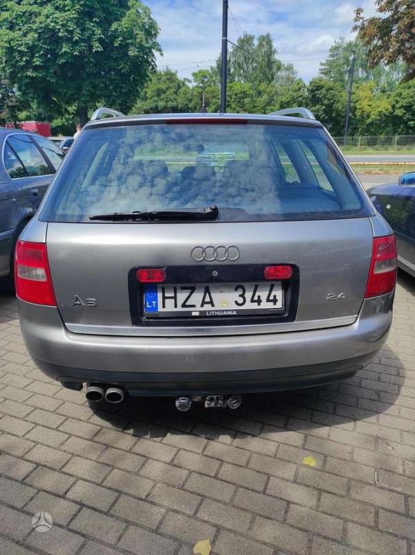 Серый Ауди А6 2002 в Вильнюс, объемом двигателя 2.39 л и пробегом 300 тыс. км за 2200 €, фото 6 на AUTOMOTO.COM.LV