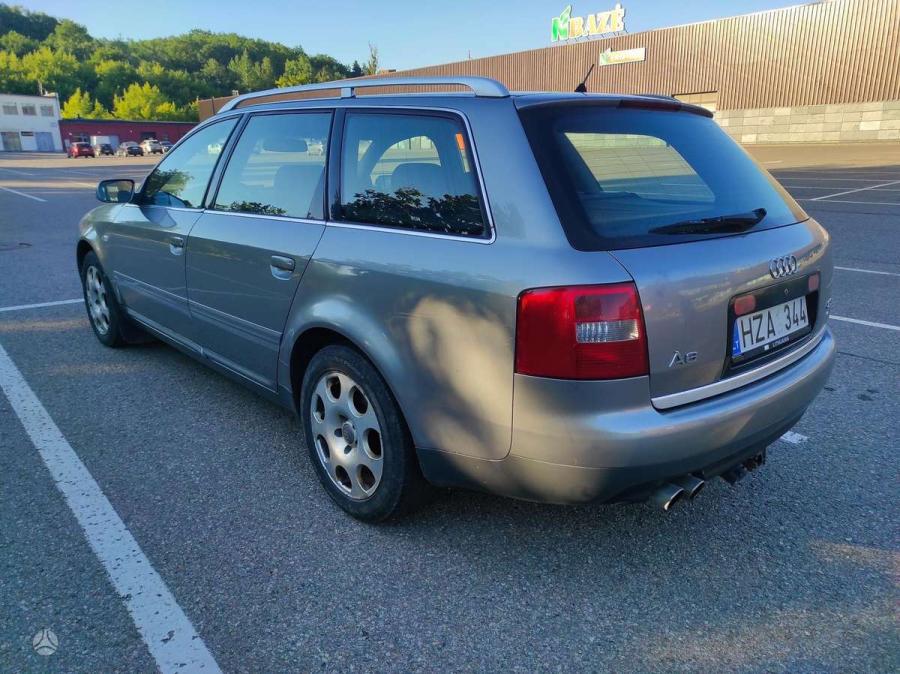 Pelēks Audi A6 2002 Viļņa, ar dzinēja tilpumu 2.39 L un nobraukumu 300 tūkst. km par 2200 €, foto 8 vietnē AUTOMOTO.COM.LV