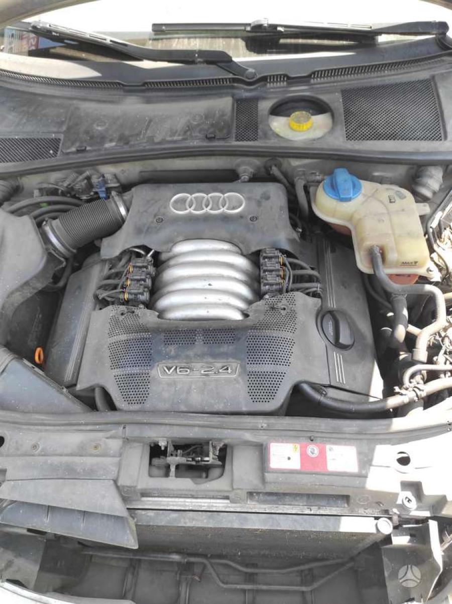 Pelēks Audi A6 2002 Viļņa, ar dzinēja tilpumu 2.39 L un nobraukumu 300 tūkst. km par 2200 €, foto 12 vietnē AUTOMOTO.COM.LV