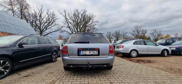 Pelēks Audi A6 2002 Valmiera, ar dzinēja tilpumu 2.50 L un nobraukumu 297 tūkst. km par 1900 €, foto 2 vietnē AUTOMOTO.COM.LV