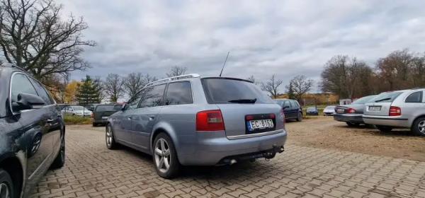 Pelēks Audi A6 2002 Valmiera, ar dzinēja tilpumu 2.50 L un nobraukumu 297 tūkst. km par 1900 €, foto 3 vietnē AUTOMOTO.COM.LV