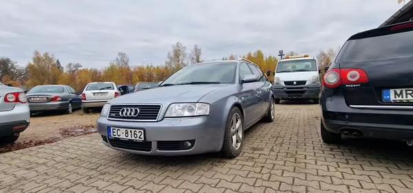 Pelēks Audi A6 2002 Valmiera, ar dzinēja tilpumu 2.50 L un nobraukumu 297 tūkst. km par 1900 €, foto 4 vietnē AUTOMOTO.COM.LV