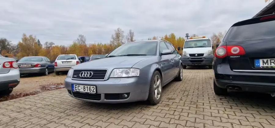 Серый Ауди А6 2002 в Валмиера, объемом двигателя 2.50 л и пробегом 297 тыс. км за 1900 €, фото 5 на AUTOMOTO.COM.LV