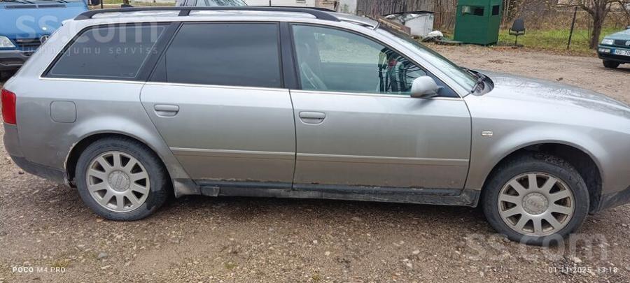 Grey Audi A6 2002 in Kraslava, with an engine capacity of 1.90 L and mileage of 341 thousand km for 1800 €, photo 5 on AUTOMOTO.COM.LV