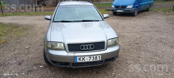 Grey Audi A6 2002 in Kraslava, with an engine capacity of 1.90 L and mileage of 341 thousand km for 1800 €, photo 3 on AUTOMOTO.COM.LV