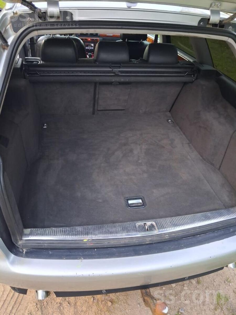 Pelēks Audi A6 2002 Alūksne, ar dzinēja tilpumu 2.50 L un nobraukumu 385 tūkst. km par 1200 €, foto 10 vietnē AUTOMOTO.COM.LV