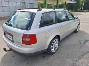 Grey Audi A6 2002 in Riga, with an engine capacity of 1.90 L and mileage of 303 thousand km for 1850 €, photo 4 on AUTOMOTO.COM.LV