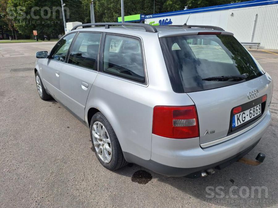 Grey Audi A6 2002 in Riga, with an engine capacity of 1.90 L and mileage of 303 thousand km for 1850 €, photo 5 on AUTOMOTO.COM.LV