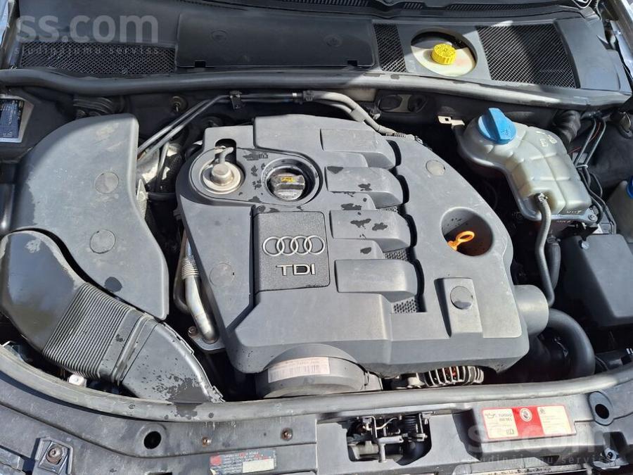 Grey Audi A6 2002 in Riga, with an engine capacity of 1.90 L and mileage of 303 thousand km for 1850 €, photo 6 on AUTOMOTO.COM.LV