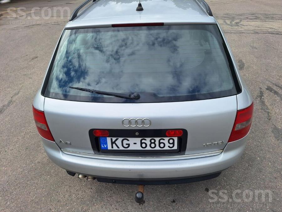 Grey Audi A6 2002 in Riga, with an engine capacity of 1.90 L and mileage of 303 thousand km for 1850 €, photo 9 on AUTOMOTO.COM.LV