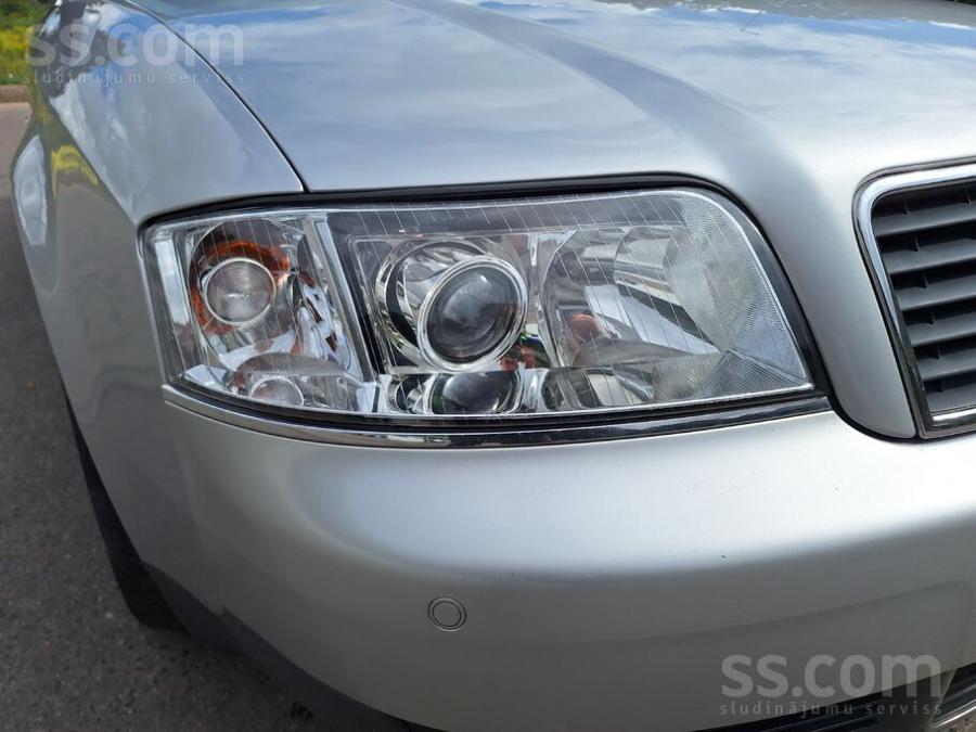 Grey Audi A6 2002 in Riga, with an engine capacity of 1.90 L and mileage of 303 thousand km for 1850 €, photo 10 on AUTOMOTO.COM.LV