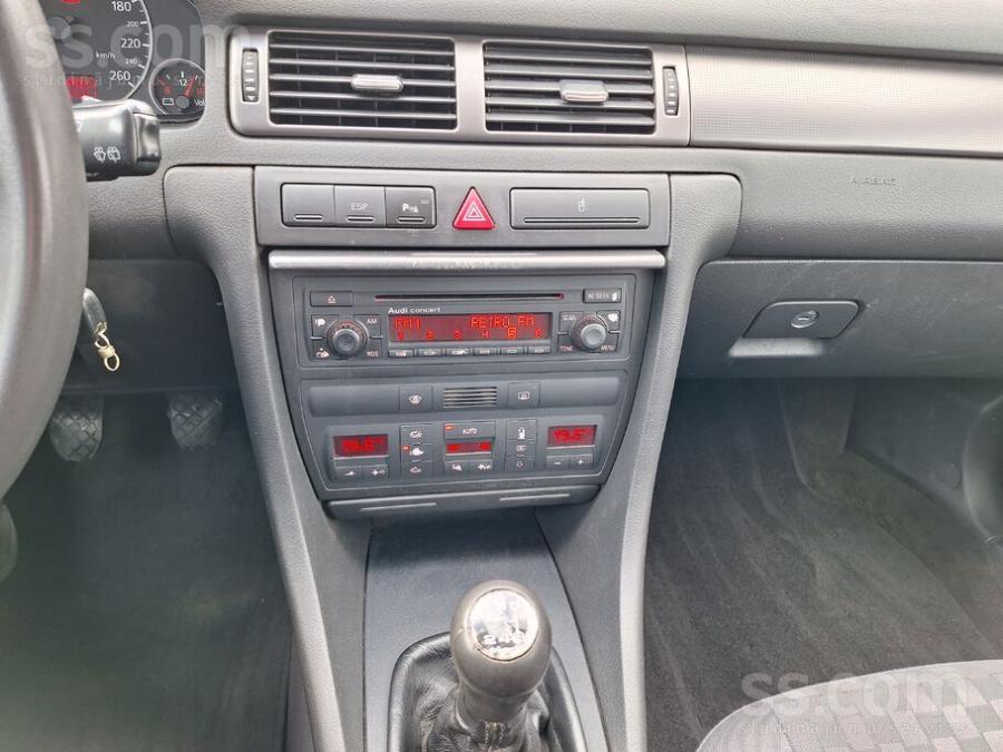 Grey Audi A6 2002 in Riga, with an engine capacity of 1.90 L and mileage of 303 thousand km for 1850 €, photo 15 on AUTOMOTO.COM.LV