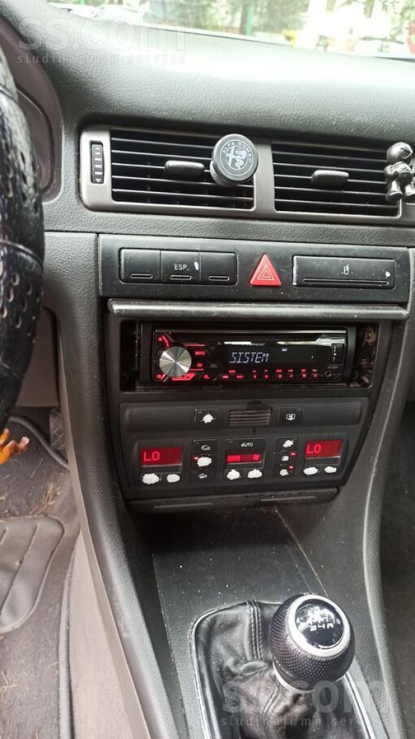 Grey Audi A6 2002 in Riga, with an engine capacity of 1.90 L and mileage of 360 thousand km for 1500 €, photo 5 on AUTOMOTO.COM.LV