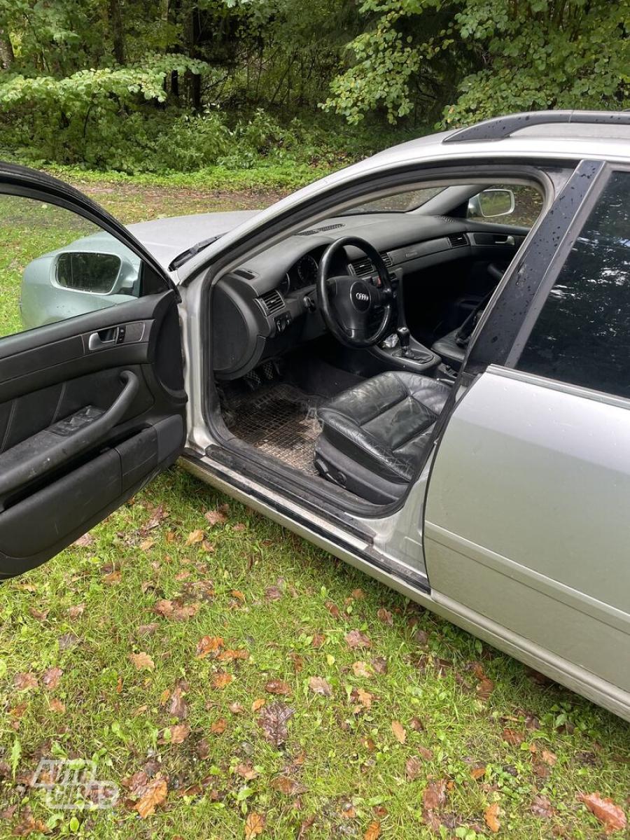Grey Audi A6 2002 in Utena, with an engine capacity of 1.90 L and mileage of 316 thousand km for 1650 €, photo 4 on AUTOMOTO.COM.LV