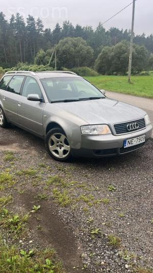 Pelēks Audi A6 2002 Rīga, ar dzinēja tilpumu 2.50 L un nobraukumu 402 tūkst. km par 1500 €, foto  vietnē AUTOMOTO.COM.LV