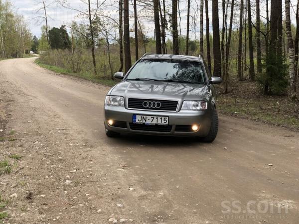 Grey Audi A6 2003 in Rezekne, with an engine capacity of 1.90 L and mileage of 457 thousand km for 1700 €, photo 1 on AUTOMOTO.COM.LV