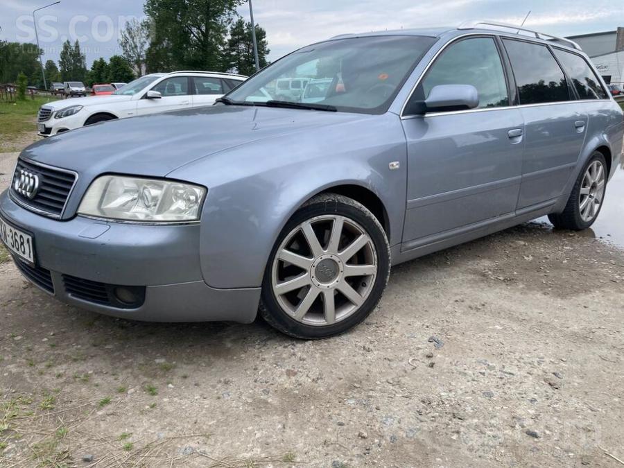 Grey Audi A6 2003 in Riga, with an engine capacity of 2.50 L and mileage of 388 thousand km for 990 €, photo 1 on AUTOMOTO.COM.LV