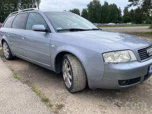 Grey Audi A6 2003 in Riga, with an engine capacity of 2.50 L and mileage of 388 thousand km for 990 €, photo 2 on AUTOMOTO.COM.LV